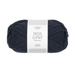 Peer Gynt von Sandnes Garn, Graublau, aus Wolle