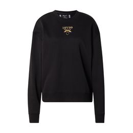 19V69 Italia Sweatshirt 'Bonnie' Damen Gr&ouml;&szlig;e L gold / schwarz