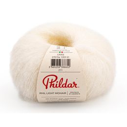 Phil Light Mohair von phildar, Craie, aus Polyacryl