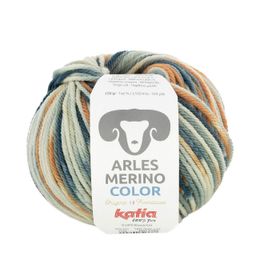 Arles Merino Color von Katia, Gr&uuml;n/Helllachs, aus Wolle