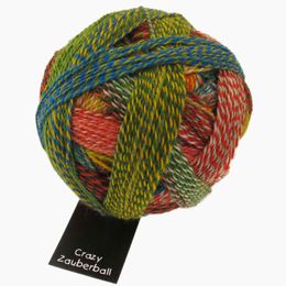 Sockenwolle Zauberball Crazy von Schoppel Wolle, Papagei, aus Schurwolle