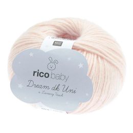 Baby Dream dk Uni von Rico Design, Lachs, aus Polyacryl