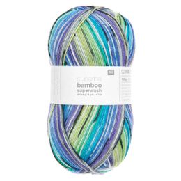 Sockenwolle Superba Bamboo Superwash von Rico Design, Spring, aus Schurwolle