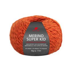 Merino Super Kid von Pro Lana, Orange meliert, aus Wolle