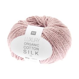 Luxury Organic Cotton Silk dk von Rico Design, Altrosa, aus Baumwolle