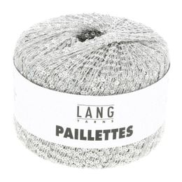Paillettes von Lang Yarns, Hellgrau, aus Polyamid