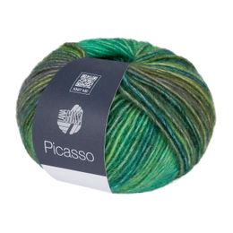 Picasso von Lana Grossa, Petrol/Oliv/Smaragd/Jade/Gr&uuml;n, aus Schurwolle