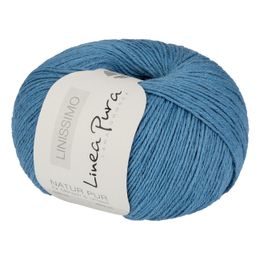 Linissimo von Lana Grossa, Blau, aus Baumwolle