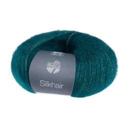Silkhair von Lana Grossa, Dunkelgr&uuml;n, aus Mohair