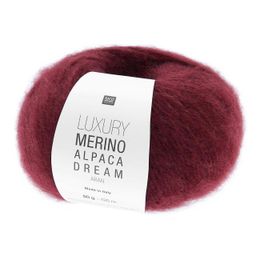Luxury Merino Alpaca Dream aran von Rico Design, Bordeaux, aus Schurwolle