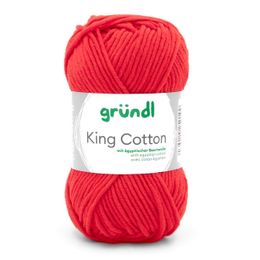 gr&uuml;ndl King Cotton von Gr&uuml;ndl, Rot, aus Polyacryl