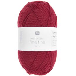 Essentials Fine Fine Merino von Rico Design, Kirsch, aus Schurwolle