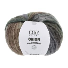Orion von Lang Yarns, Petrol/Lila/Braun, aus Schurwolle