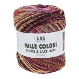 Mille Colori Socks & Lace Luxe von Lang Yarns, Bunt Dunkel, aus Schurwolle