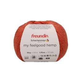 my feelgood hemp von freundin x Schachenmayr, Brick, aus Lyocell