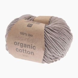 Essentials Organic Cotton aran von Rico Design, Taupe, aus Baumwolle