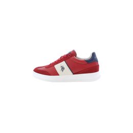 U.S. Polo Assn. Sneaker 'Campy' Herren Gr&ouml;&szlig;e 46 navy / rot / feuerrot / offwhite