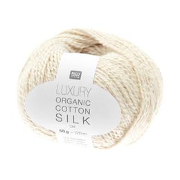 Luxury Organic Cotton Silk dk von Rico Design, Creme, aus Baumwolle