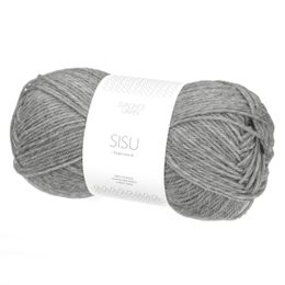 Sisu von Sandnes Garn, Grau meliert, aus Wolle