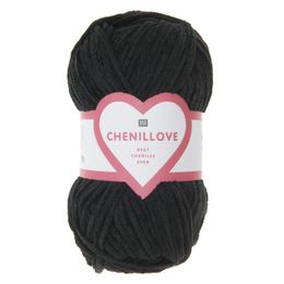Creative Chenillove von Rico Design, Schwarz, aus Polyester