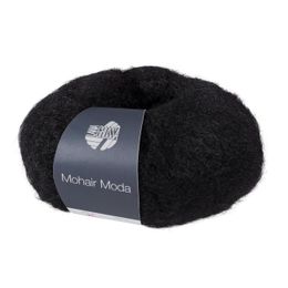 Mohair Moda von Lana Grossa, Schwarz, aus Mohair