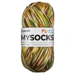 Sockenwolle Mysocks Pixel von myboshi, Copper, aus Schurwolle