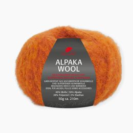 Alpaka Wool von Pro Lana, Orange meliert, aus Wolle