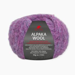 Alpaka Wool von Pro Lana, Lila meliert, aus Wolle