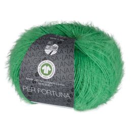 Per Fortuna von Lana Grossa, Jadegr&uuml;n, aus Baumwolle