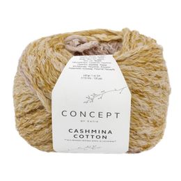 Cashmina Cotton von Katia, Beige/Ocker, aus Baumwolle