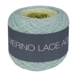 Merino Lace Aquarell von Lana Grossa, Gr&uuml;ngrau, aus Schurwolle