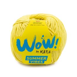 Summer Vibes von Wow by Katia, Leuchtgelb, aus Baumwolle
