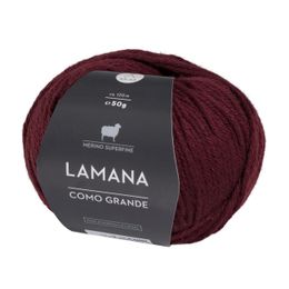 Como Grande von lamana, Bordeaux, aus Schurwolle
