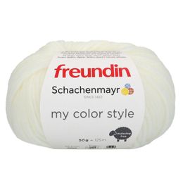 my color style von freundin x Schachenmayr, Creme melange, aus Polyamid