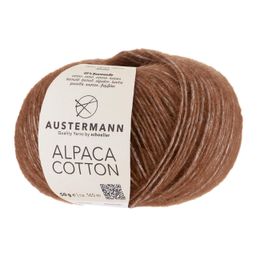 Alpaca Cotton von Austermann , Haselnuss, aus Alpaka