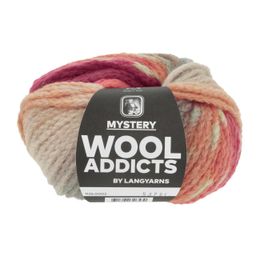 Mystery von WOOLADDICTS by Lang Yarns, Orange/Grey/Bordeaux, aus Schurwolle