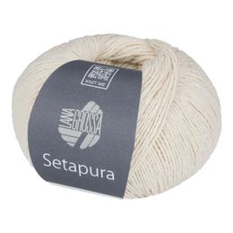 Setapura von Lana Grossa, Creme, aus Seide
