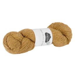 Kremke Soul Wool Reborn Wool recycled von Kremke Soul Wool, Senfgelb, aus Wolle