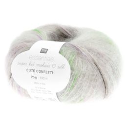 Essentials Super Kid Mohair Loves Silk Cute Confetti von Rico Design, Fresh, aus Mohair