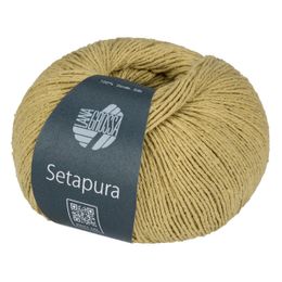 Setapura von Lana Grossa, Senfgr&uuml;n, aus Seide