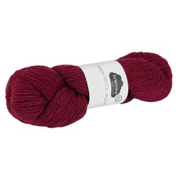 Kremke Soul Wool Reborn Wool recycled von Kremke Soul Wool, Weinrot, aus Wolle