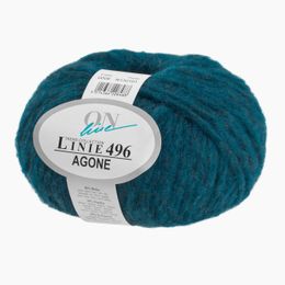 Linie 496 Agone von ONline, Petrol, aus Schurwolle