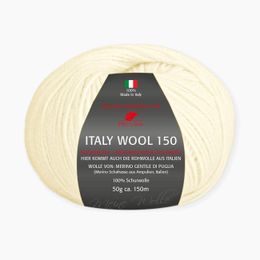 Italy Wool 150 von Pro Lana, Wei&szlig;, aus Schurwolle