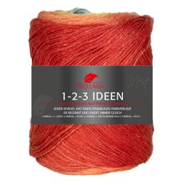 1-2-3 Ideen von Pro Lana, Orange/Jeans, aus Baumwolle