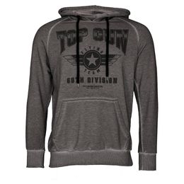 Top Gun Sweatshirt Herren Gr&ouml;&szlig;e M grau