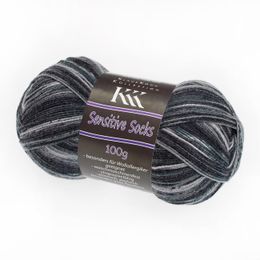 Sockenwolle Sensitive Socks von KKK, Grau-Color, aus Polyacryl