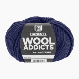 Honesty von WOOLADDICTS by Lang Yarns, Navy, aus Baumwolle