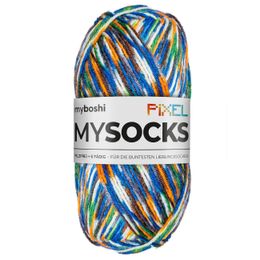 Sockenwolle Mysocks Pixel von myboshi, Booker, aus Schurwolle