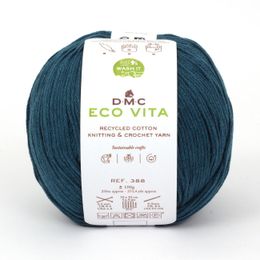 Eco Vita von DMC, Gr&uuml;nblau, aus Baumwolle