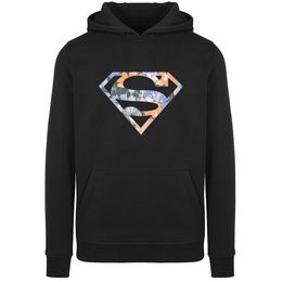F4NT4STIC Sweatshirt 'DC Comics Superman Floral' Herren Gr&ouml;&szlig;e XXXL helllila / apricot / schwarz / wei&szlig;